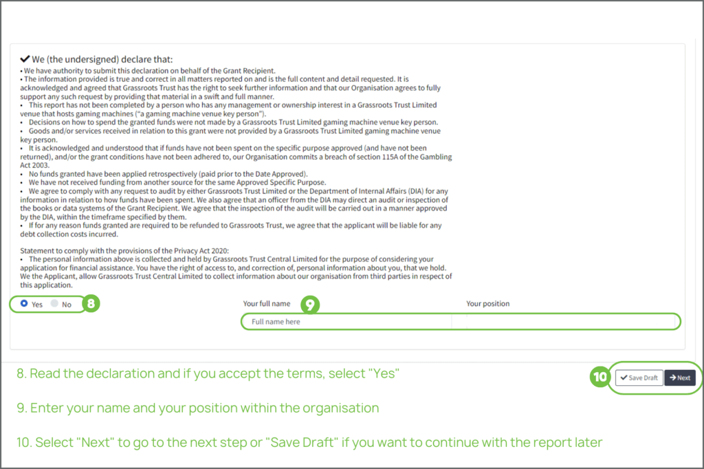 Accountability Help | Grassroots Central